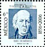 Stamp: Miguel Hidalgo y Costilla - Edo de México (Mexico(First Mexican ...
