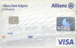 Bank Card: Allianz Bank Visa Business -03/13 (Allianz Bank Bulgaria ...