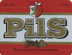 Drink Label: Pils (Zakłady Piwowarskie Głubczyce, PolandCol:PL-BEER-003036