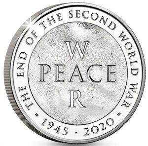 Coin: 5 Pounds (75th Anniversary of WWII) (United Kingdom of Great ...