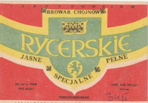 Drink Label: Rycerskie (Browar Chojnow, PolandCol:PL-BEER-003234