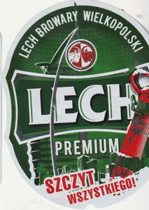 Drink Label: Lech Premium (Lech Browary Wielkopolski, PolandCol:PL-BEER ...