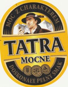 Drink Label: Tatra Mocne (Browar Żywiec, PolandCol:PL-BEER-000219