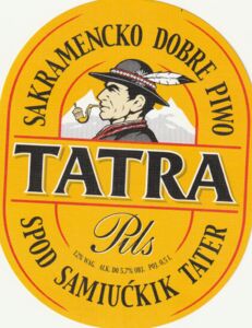 Drink Label: Tatra Pils (Browar Żywiec, PolandCol:PL-BEER-000213