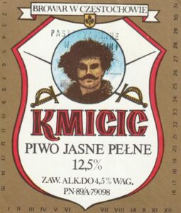 Drink Label: Kmicic (Browar Czestochowa /closed/, PolandCol:PL-BEER-008242
