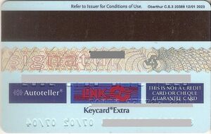 Bank Card: Bank Of Scotland (Bank Of Scotland, United Kingdom of Great ...