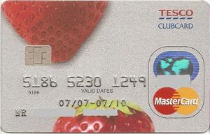 Bank Card: Tesco Club Card (Tesco Bank(United Kingdom), United Kingdom ...