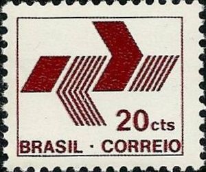 Stamp: Logo of ECT, the Brazilian Mail Service (Brazil(Postal Services ...