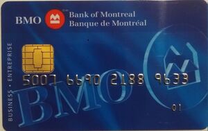 Bank Card: Bank of Montreal (Bank of Montreal, CanadaCol:CA-CR-0002.02