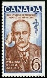 Stamp: 50th Death Anniversary of Sir William Osler (1849-1919 ...