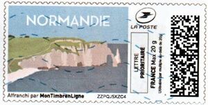 Stamp: Normandy Normandie (France: Personalized Stamps(MonTimbrEnLigne ...