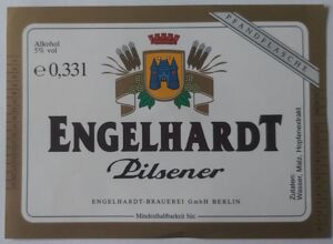 Drink Label: Engelhardt Pilsener (Engelhardt Brauerei Charlottenburg ...
