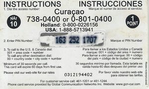 Phonecard: Leguaan (Curaçao - Yuana, Netherlands Antilles(Prepaid Cards ...