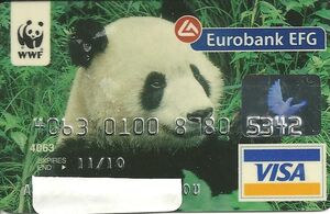 Bank Card: WWF (f) (EFG Eurobank Ergasias S.A., GreeceCol:GR-VI-0106.06