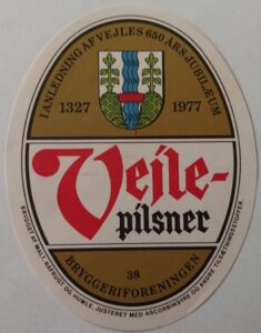 Drink Label: Veile Pilsner (Vejle Bryghus, DenmarkCol:DK-BEER-000372