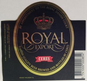 Drink Label: Ceres Royal Export (Ceres Breweries, DenmarkCol:DK-BEER-000375