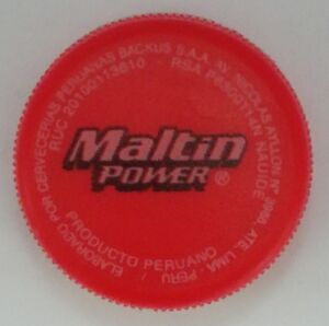 Tapa de botella: Maltin Power (Unión de Cervecerías Peruanas Backus y ...