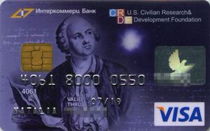 Bank Card: Lomonosov (Intercommerz, RussiaCol:RU-VI-1902