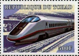 Stamp: E3 Series unit R6 (Chad) (Locomotives (2001)) Mi:TD 2191,Sn:TD 902d