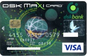 Bank Card: Dsk Bank Visa Credit Maxi Card Chip – 07/15 (DSK Bank ...