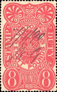 Stamp: Crown (Victoria(Stamp Duty) Mi:AU-VI ST36,Sn:AU-VI AR29,Sg:AU-VI ...