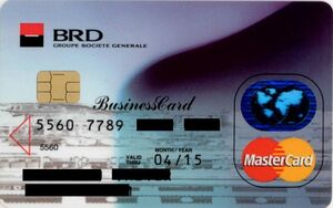 Bank Card: Paint (Brd Groupe Societe Generale, RomaniaCol:RO-MC-0356