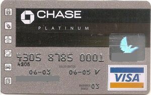 Bank Card: Chase (Chase, United States of AmericaCol:US-VI-0850