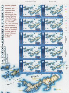 Stamp: Burbou Island (Alderney(Maps of Alderney and Burhou) Mi:GG-AL 576KB