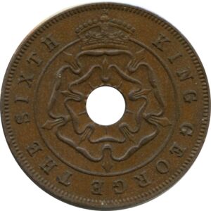 Coin: 1 Penny (Southern Rhodesia(1936~1952 - George VI) WCC:km25