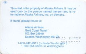 Functional Card: Alaska Airlines - Gold Coast Travel (Airlines, United ...