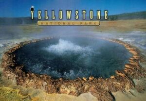 Postcard: Yellowstone National Park, Hot Spring (United States of ...