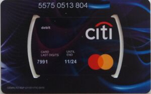 Bank Card: Citi (Bank Handlowy/Citibank, PolandCol:PL-MC-0372.02