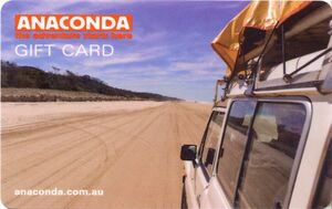 Gift Card: Four Wheel Drive (Anaconda, Australia(Anaconda) Col:AU ...