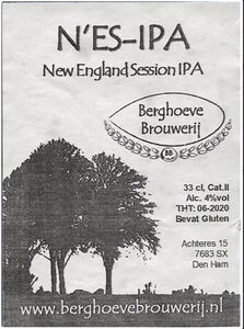 Drink Label: N'es-ipa (Berghoeve Brouwerij, NetherlandsCol:NL-BEER-016794