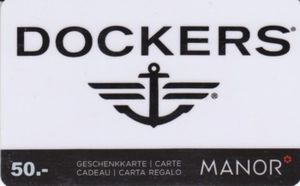 Gift Card: Dockers (Manor, Switzerland(Company cards) Col:CH-MAN-105
