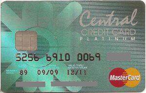 Bank Card: Central Credit Card (Central, ThailandCol:TH-MC-0067