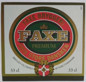 Drink Label: Faxe Premium (Faxe Bryggeri, DenmarkCol:DK-BEER-000378