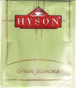 Tea Bag: Green Jasmine, ® in logo, bs ISO 22000:2005 & HACCP (Hyson ...