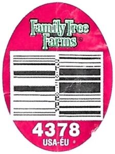 Fruit Sticker: Family Tree Farms 4378 (United States of AmericaCol:US ...