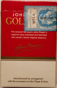 Cigarette Pack: John Player Gold Leaf (ArgentinaCol:AR-CT-1005