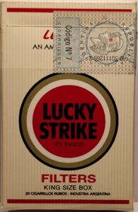 Cigarette Pack: Lucky Strike Filters (Argentina) Col:AR-CT-1007