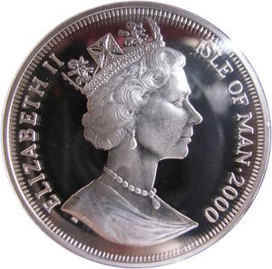 Coin: 1 Crown (Millennium 2000) (Isle of Man) (I77 - One Crown (The ...
