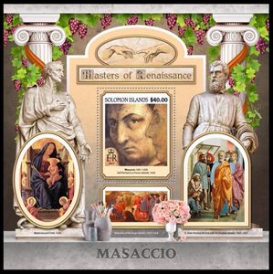 Stamp: Masaccio (1401-1428) (Solomon Islands(Masaccio (1401-1428)) Mi ...