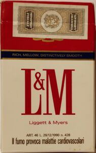 Cigarette Pack: L & M (ItalyCol:IT-CT-0269
