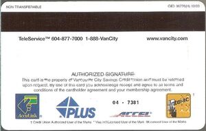 Tarjeta de Banco: Member Card (Steinbach Credit Union, CanadáCol:CA-GM-0019