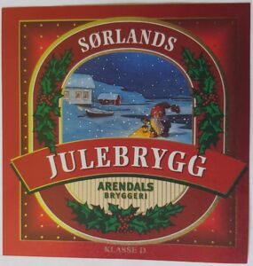 Drink Label: Julebrygg Arendals bryggeri (Arendal Bryggeri, NorwayCol ...