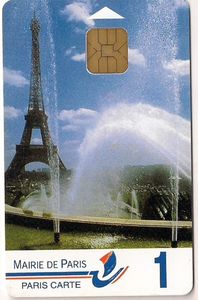 Bilet komunikacyjny: La Tour Eiffel 1A (Mairie de Paris, Francja(Tour ...