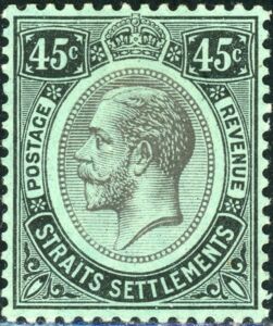 Stamp: King George V (Straits Settlements(1912-23 King George V issue ...