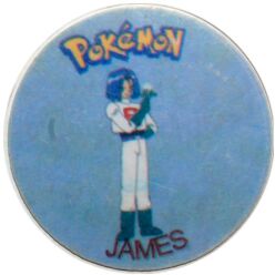 Meal Toy: James (Flippo's/Pogs/Tazos, Worldwide(Pokemone Gotta catch em ...