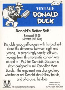Timbre: Donald´s Better Self, 1938 (Guyana(Disney - Donald Duck Movie ...